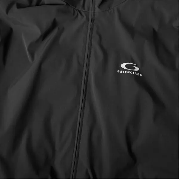 Balenciaga Logo Zip Up Casual Jacket