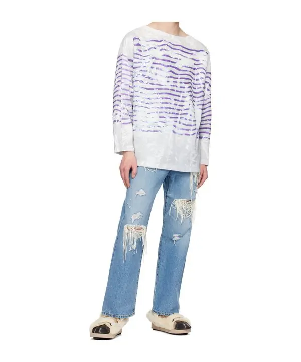 DOUBLET Mirage Basque Long-sleeve T-shirt