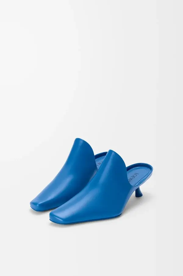 Loewe Emily Mule In Lambskin - Royal Azure
