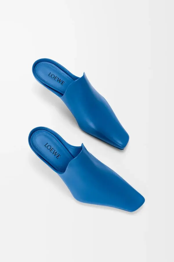 Loewe Emily Mule In Lambskin - Royal Azure