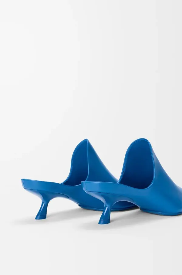 Loewe Emily Mule In Lambskin - Royal Azure
