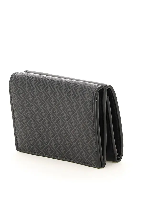 Fendi Logo Detailed Tri-fold Wallet