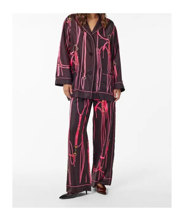 Gucci Printed Silk Short-sleeve Shirt