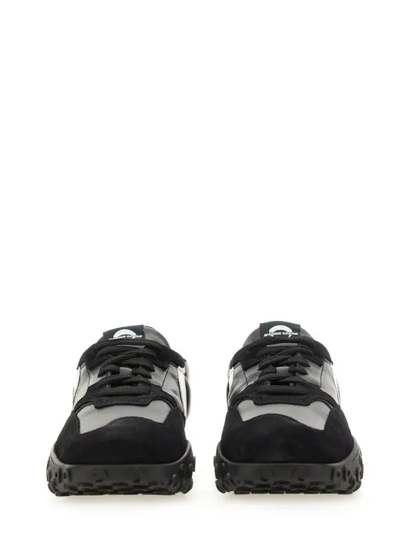 MARINE SERRE Moon Patch Sneakers - Black