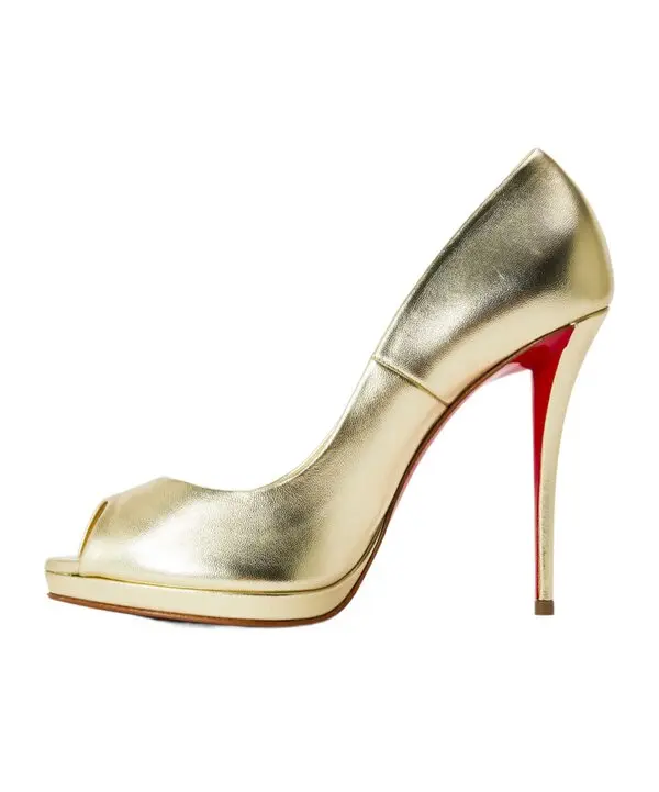 CHRISTIAN LOUBOUTIN Chr Lady Z Stiletto Court Shoes - Nude