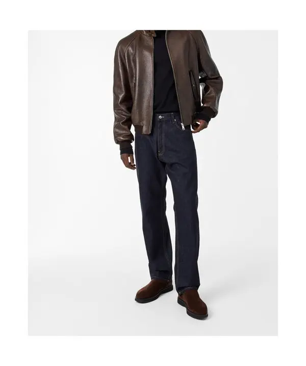 Prada Leather Bomber Jacket