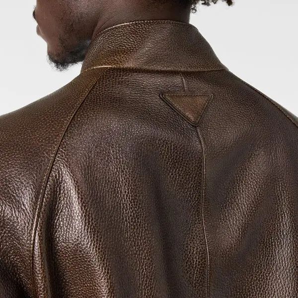 Prada Leather Bomber Jacket