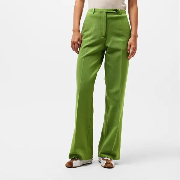 Miu Miu High Waisted Wide Leg Trousers