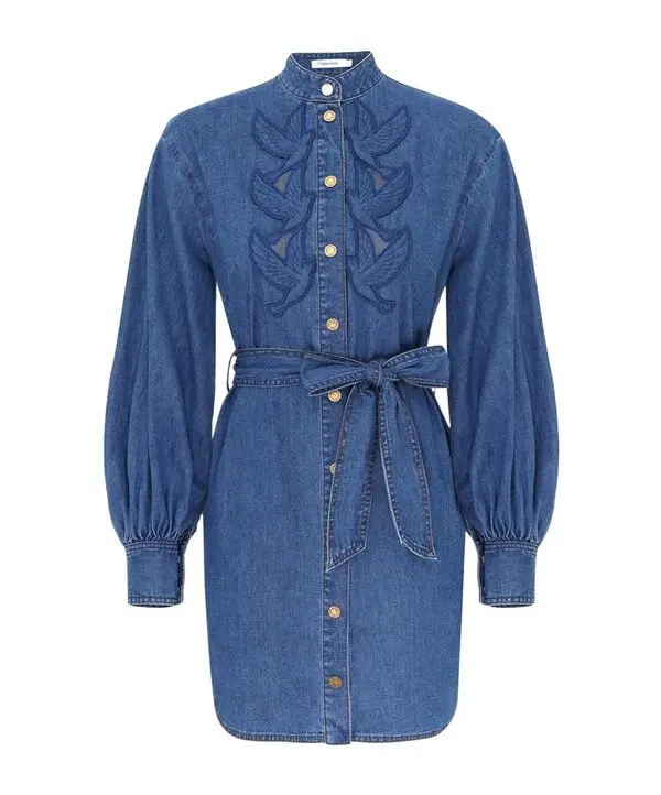 Zimmermann Long-sleeved Mini Dress