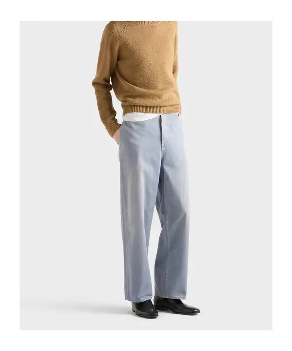 Prada Logo-patch Chino Trousers