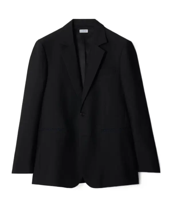 Burberry Wool Tailored Jacket