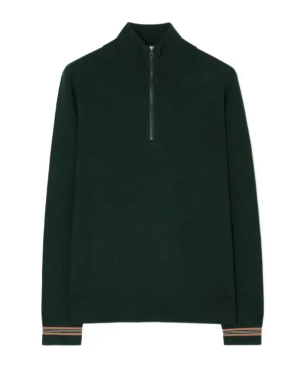 Burberry Wool Half-zip Sweater