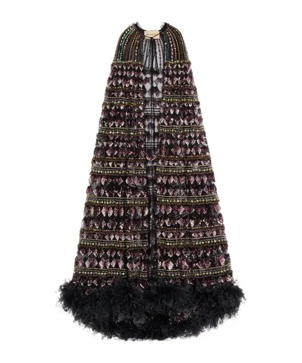 Valentino Garavani Embellished Cloak