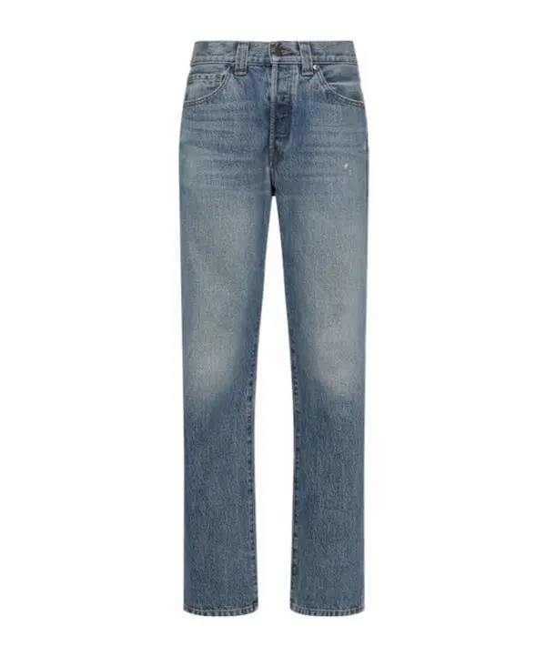 Khaite Callum Denim Straight Jeans
