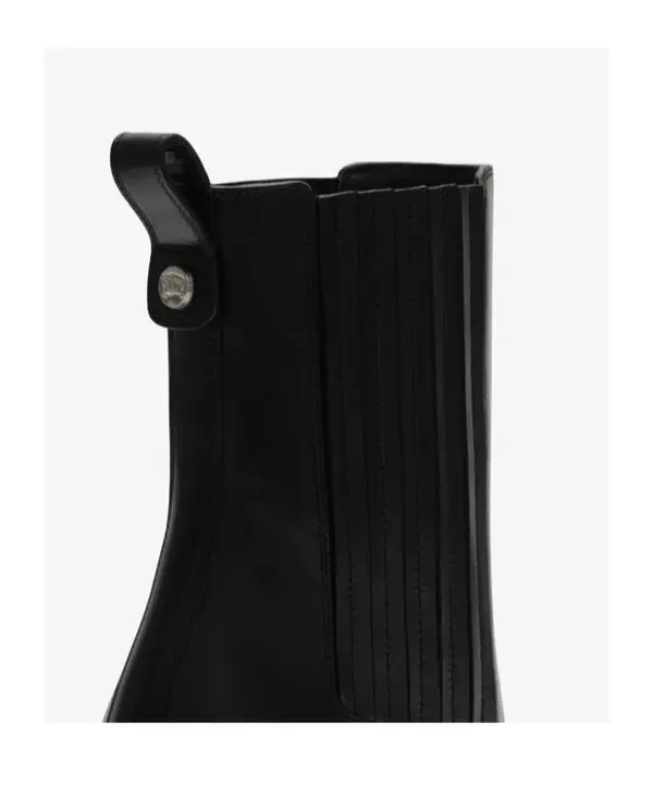 Burberry Leather Pillar Ankle Boots