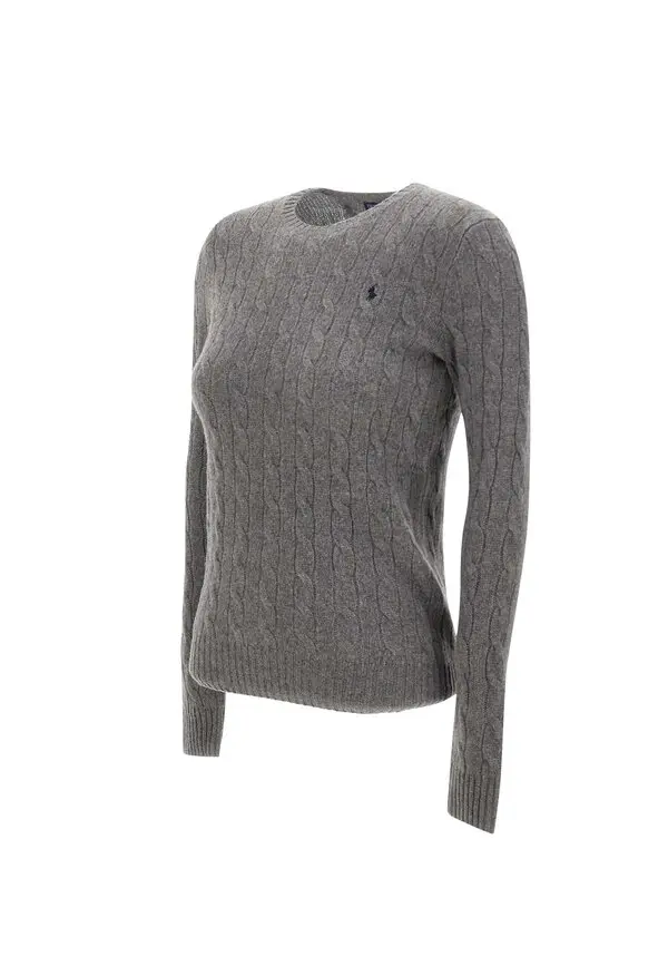 Polo Ralph Lauren Cable-knit Jumper With Embroidered Pony Logo