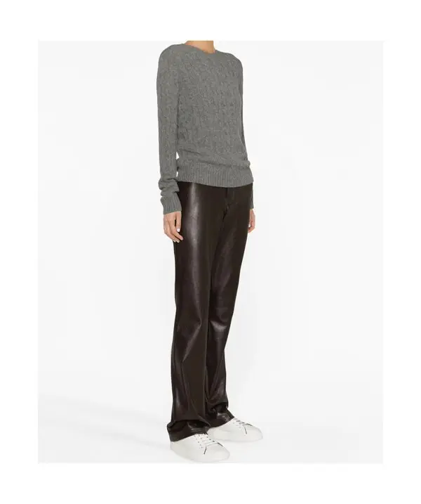 Polo Ralph Lauren Cable-knit Jumper With Embroidered Pony Logo