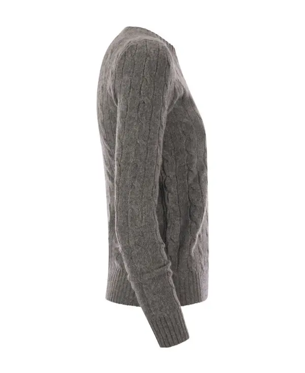 Polo Ralph Lauren Cable-knit Jumper With Embroidered Pony Logo