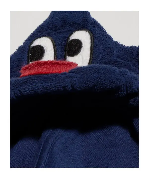 Gucci Gg Terrycloth Hooded Towel With Character Embroidery