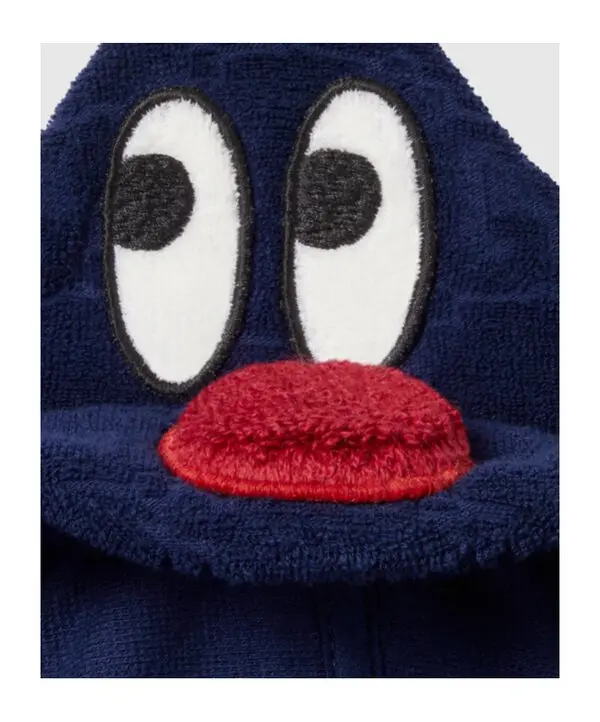 Gucci Gg Terrycloth Hooded Towel With Character Embroidery