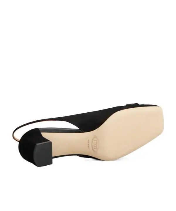 TOD'S Slingback Pumps With Geometric Heel