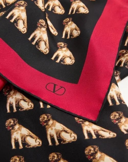 Valentino Garavani Petit Charles Silk Foulard