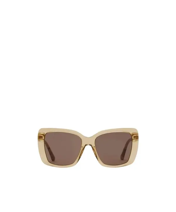 Burberry Tubular Check Square Sunglasses