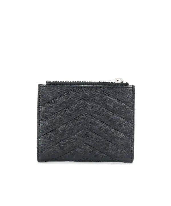Saint Laurent Quilted Monogram Wallet