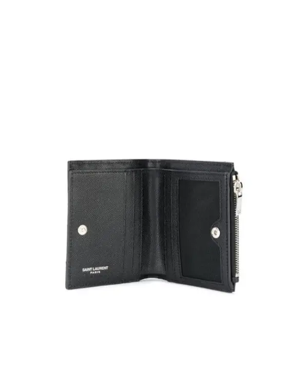 Saint Laurent Quilted Monogram Wallet