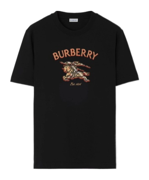 Burberry Knight Check Cotton T-shirt