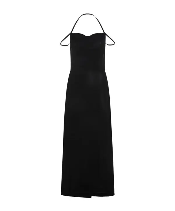 MARINE SERRE Halterneck Dress