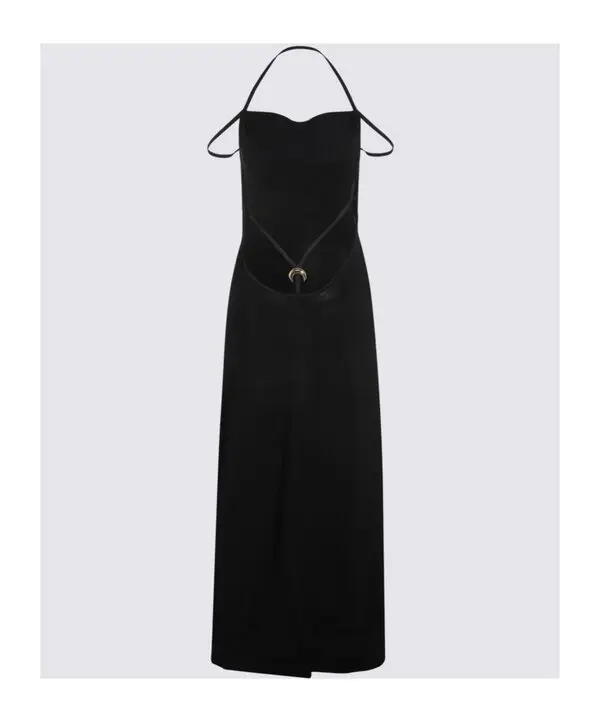 MARINE SERRE Halterneck Dress