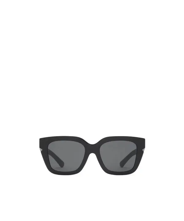 Burberry Inlaid Check Square Sunglasses