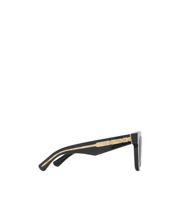 Burberry Inlaid Check Square Sunglasses