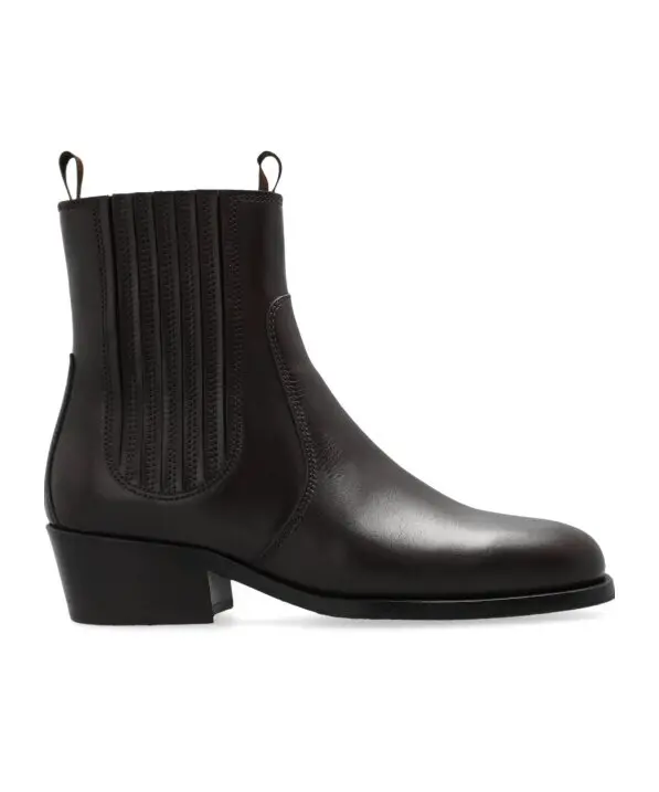 LEMAIRE Slip-on Chelsea Boots - Brown