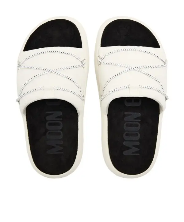 Moon Boot Icon Slide Bluetooth Sliders - White
