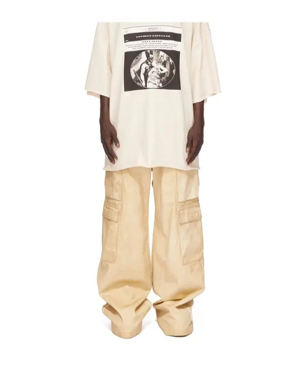 Rick Owens Double Cargo Jumbo Trousers - Nude