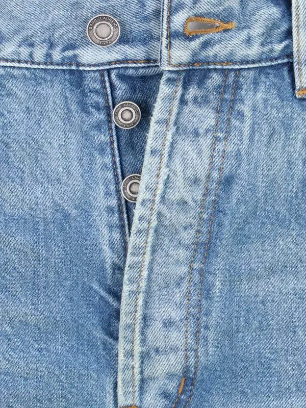 Saint Laurent Loose-fit Mid-rise Jeans