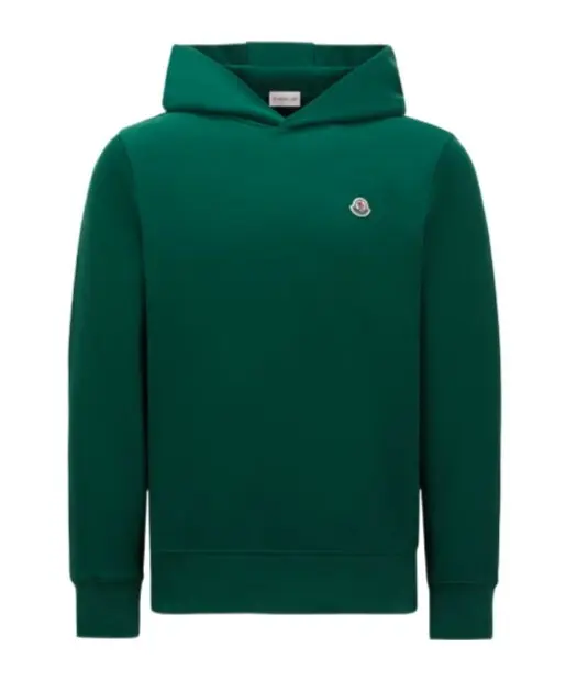 Moncler Logo Patch Long Sleeved Hoodie
