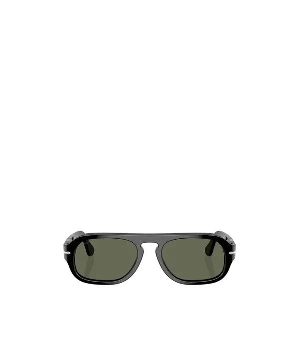Persol Geometric Frame Sunglasses - Black