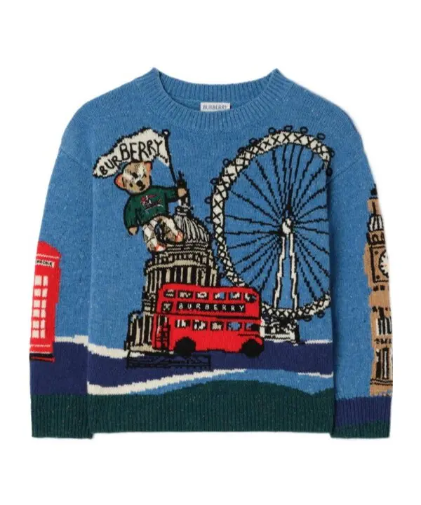 Burberry London Bear Wool Blend Sweater