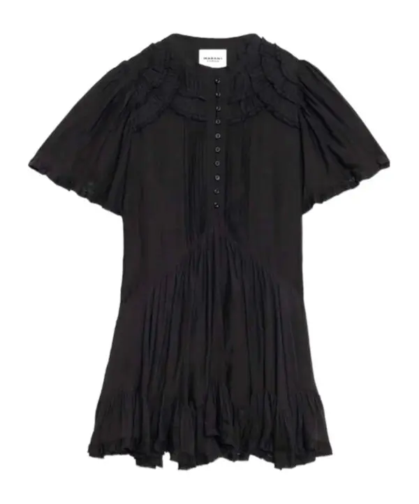Isabel Marant Étoile Celyana Gathered Short Dress