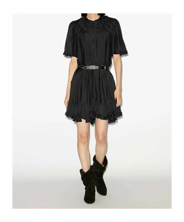 Isabel Marant Étoile Celyana Gathered Short Dress