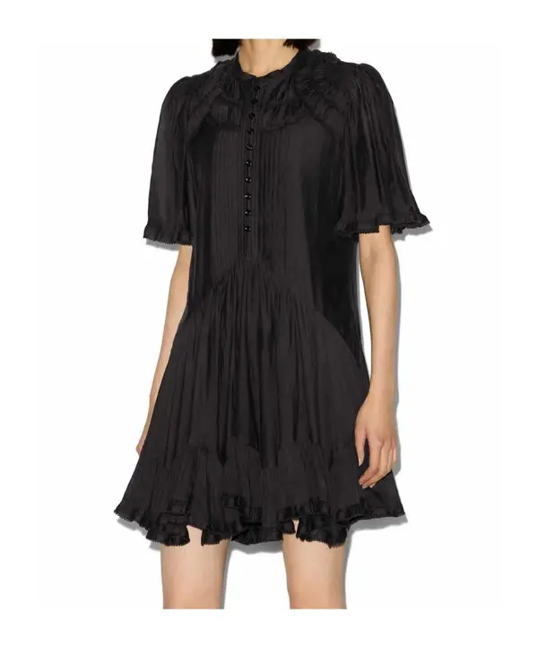 Isabel Marant Étoile Celyana Gathered Short Dress