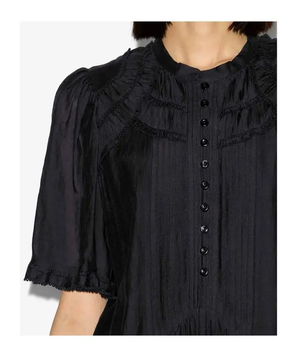 Isabel Marant Étoile Celyana Gathered Short Dress