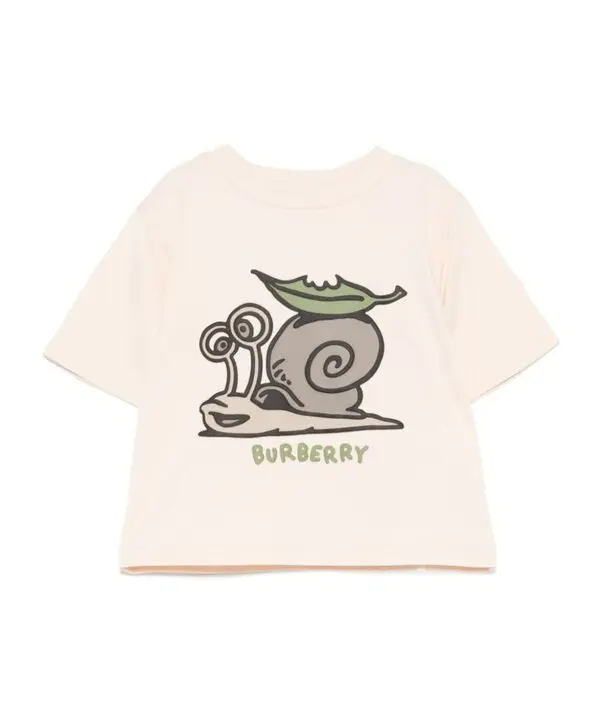 Burberry Graphic-print T-shirt - Beige