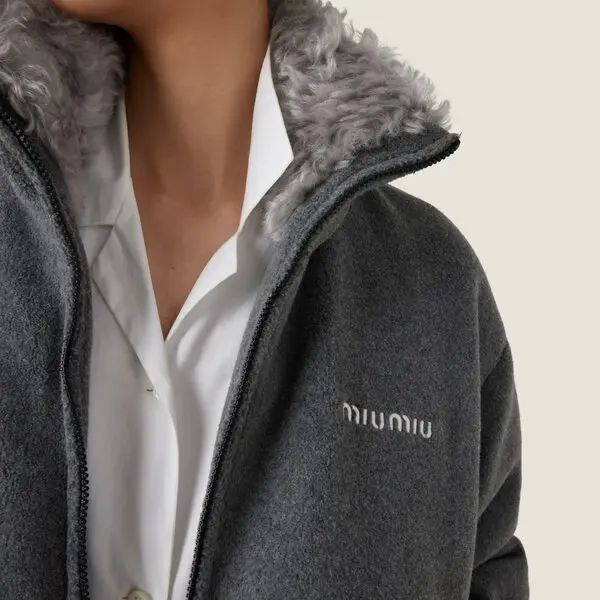 Miu Miu Fleece Down Jacket