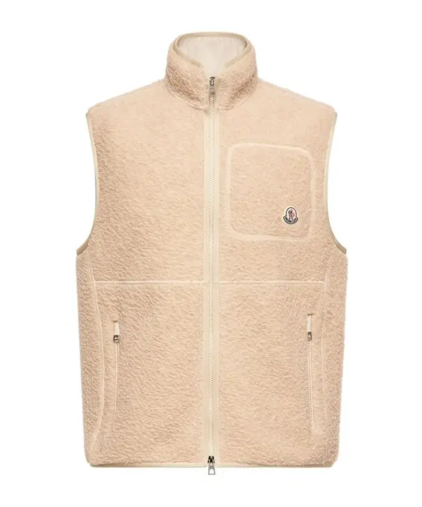 Moncler Logo Patch Knit Gilet