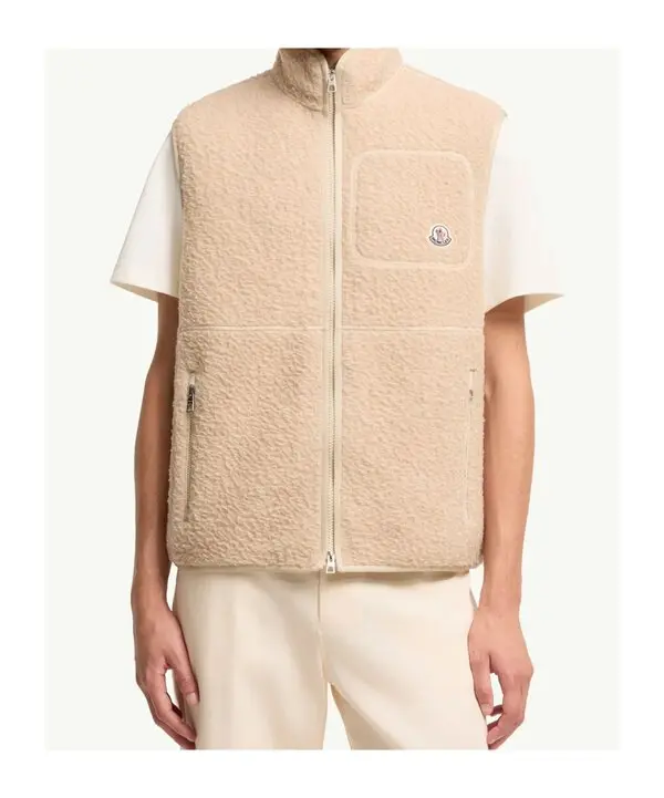 Moncler Logo Patch Knit Gilet