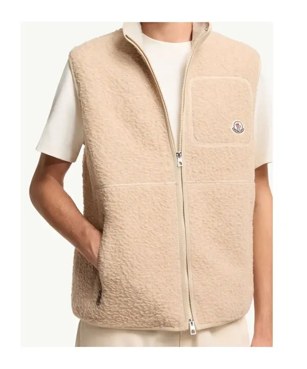 Moncler Logo Patch Knit Gilet
